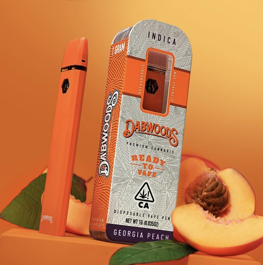 Georgia Peach ~ Disposable Vape Pen | DABWOODS - Top Cola Delivery