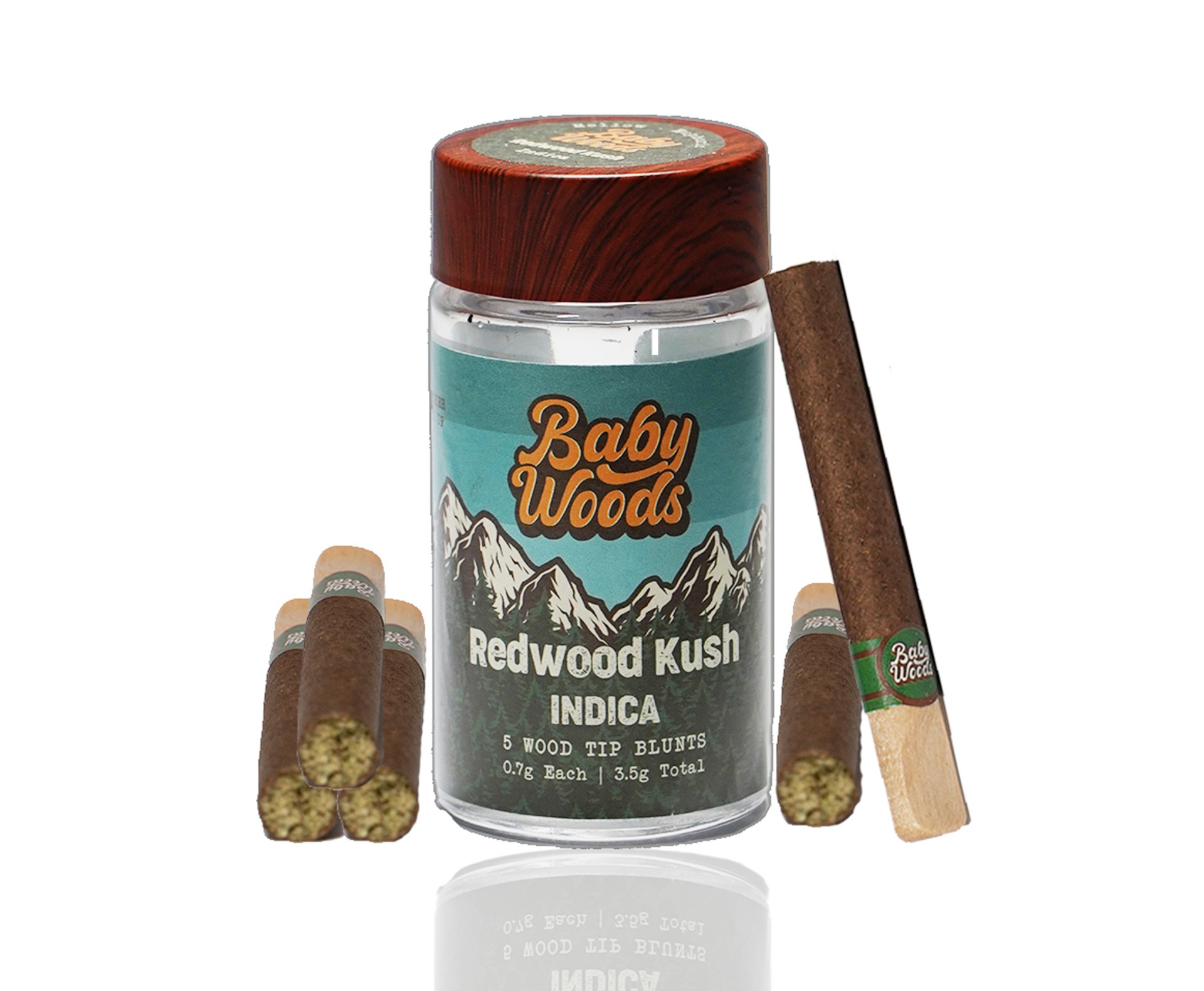 BabyWoods | Redwood Kush – WoodTip Mini Blunts | Top Cola Delivery