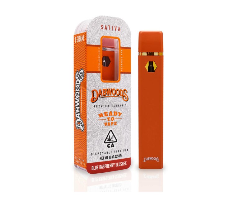 Blue Raspberry Slushie ~ Disposable Vape Pen | DABWOODS (Buy One, Get ...